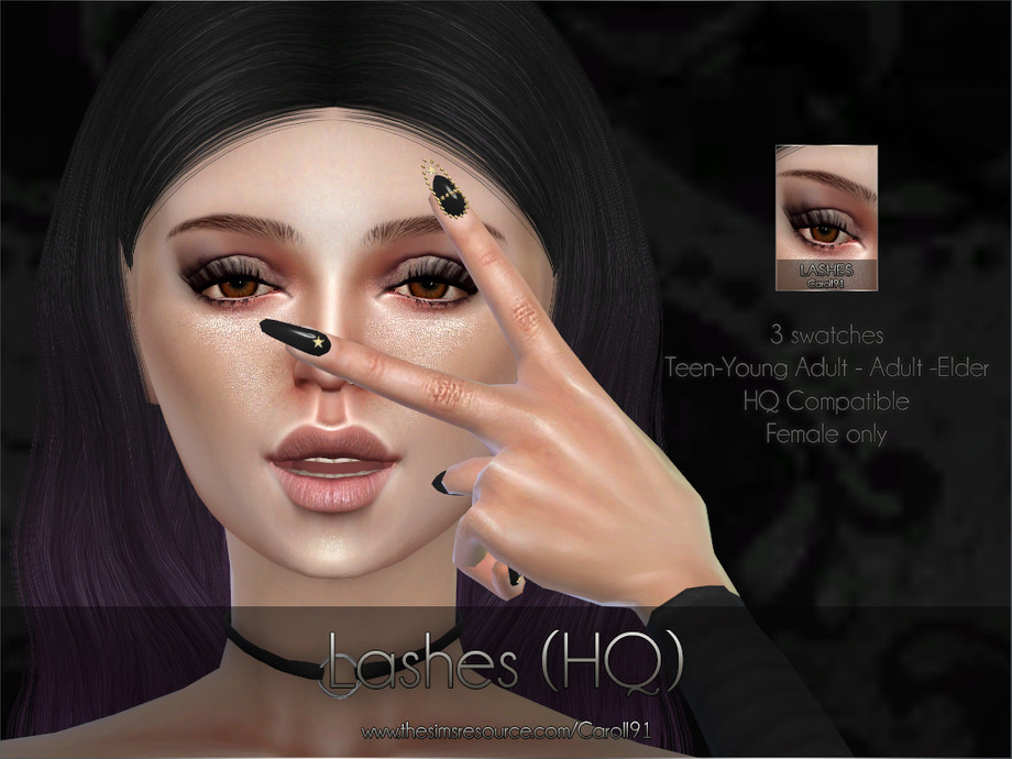 Lashes by Caroll91 from TSR • Sims 4 Downloads