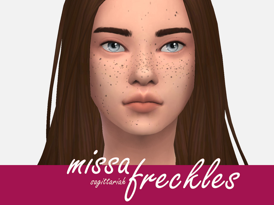 Missa Freckles by Sagittariah from TSR • Sims 4 Downloads