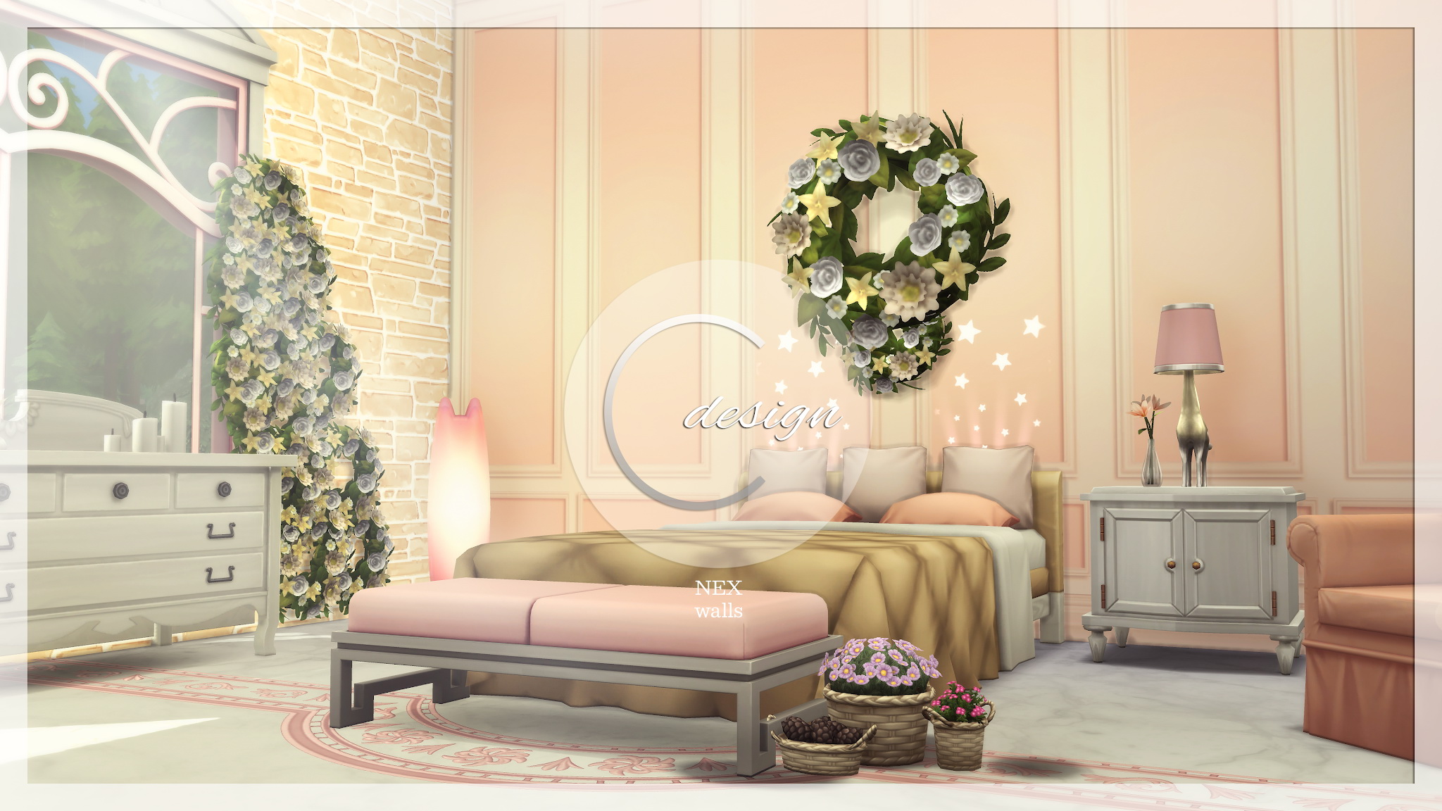 Nex Walls from Cross Design • Sims 4 Downloads