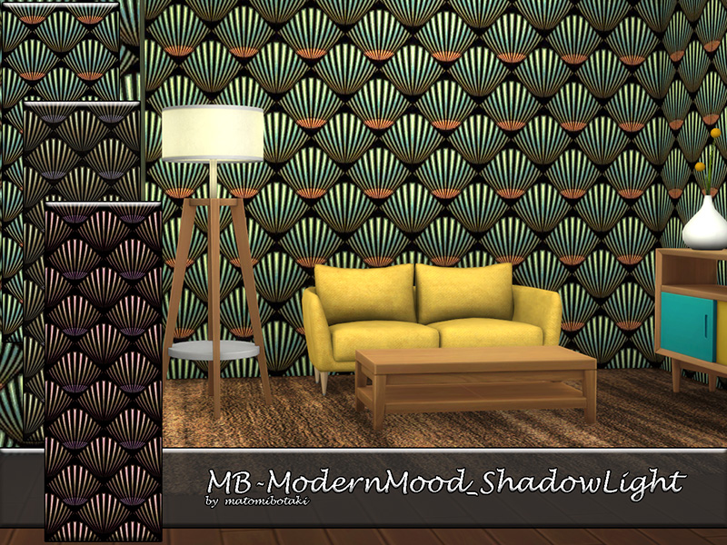 Shadow Light walls by matomibotaki from TSR • Sims 4 Downloads
