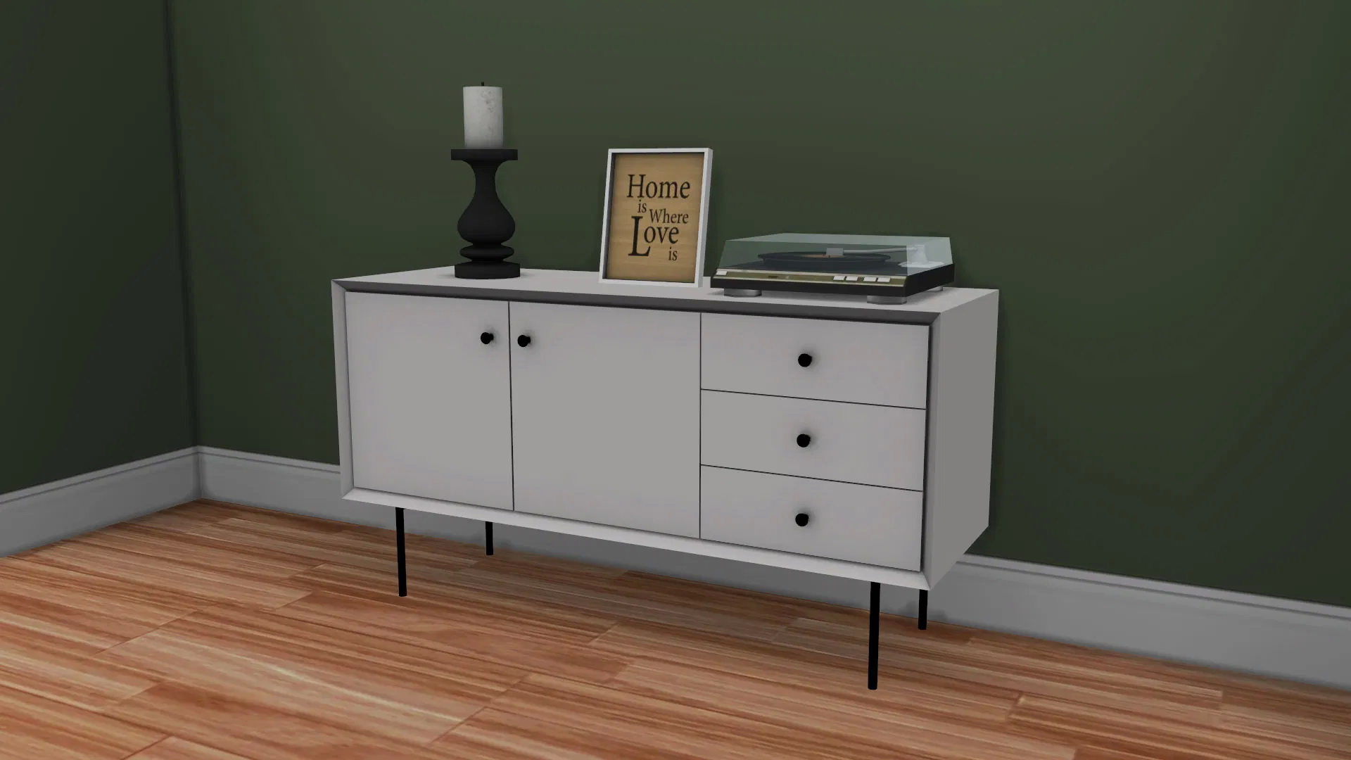 Simplistic Console from Sunkissedlilacs • Sims 4 Downloads