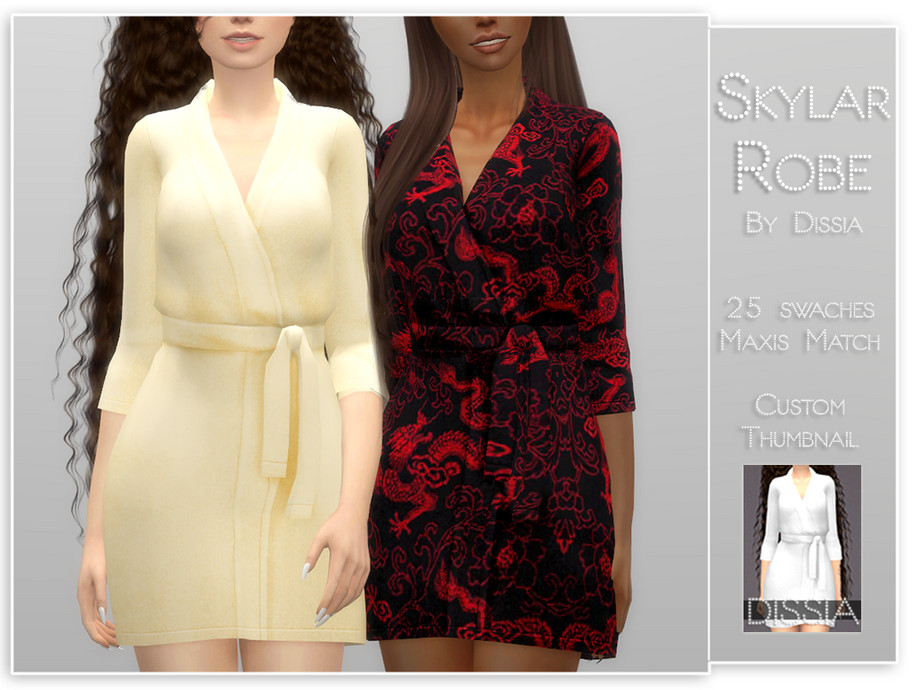 Sims 4 Shheer Robe