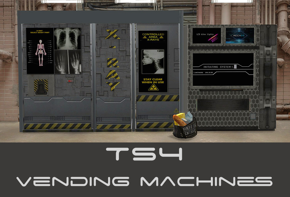 Vending machines recolored from Riekus13 • Sims 4 Downloads