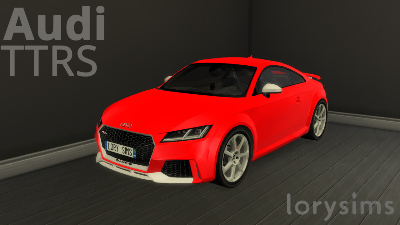 Audi TTRS from Lory Sims • Sims 4 Downloads