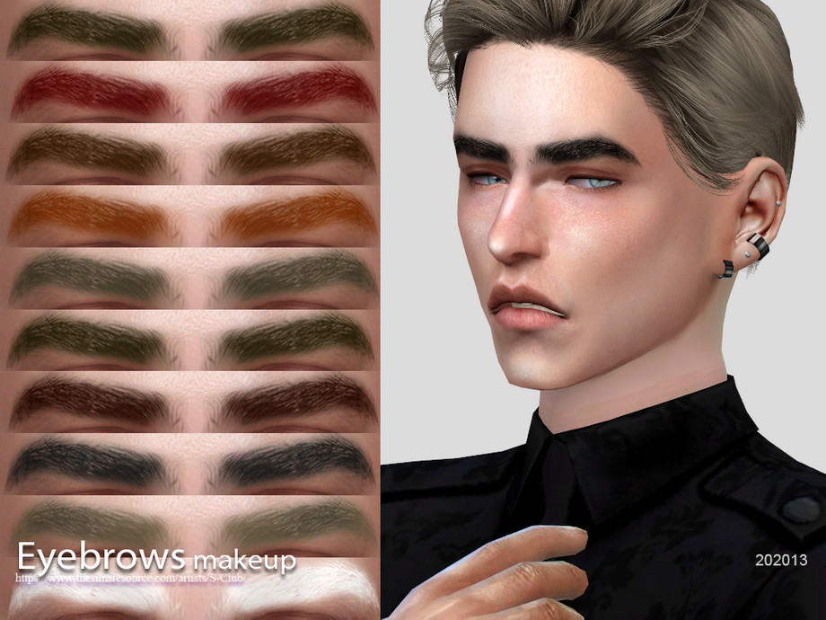 Eyebrows 202013 by S-Club from TSR • Sims 4 Downloads