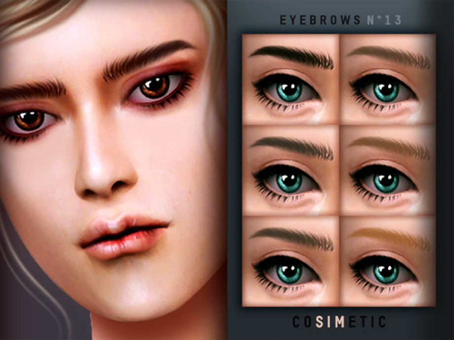 Eyebrows N13 by cosimetic from TSR • Sims 4 Downloads