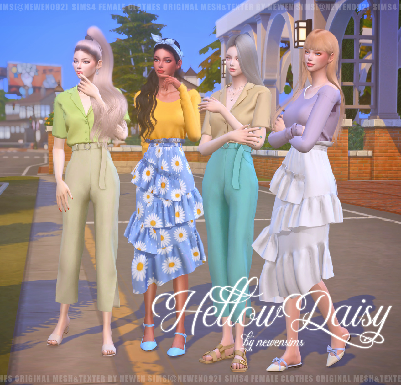 Hellow Daisy from Newen • Sims 4 Downloads