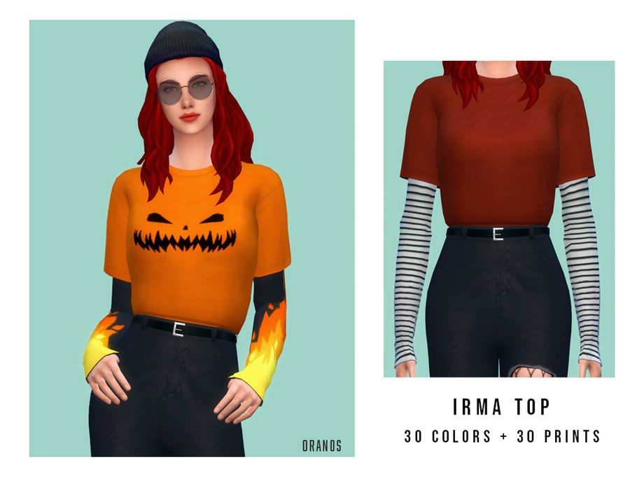 Irma Top by OranosTR from TSR • Sims 4 Downloads