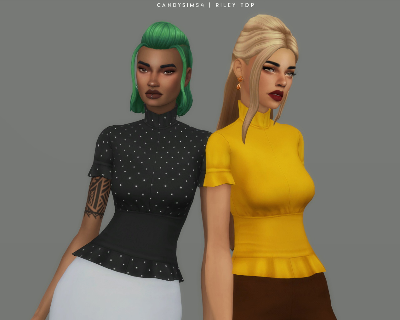 Riley Top from Candy Sims 4 • Sims 4 Downloads