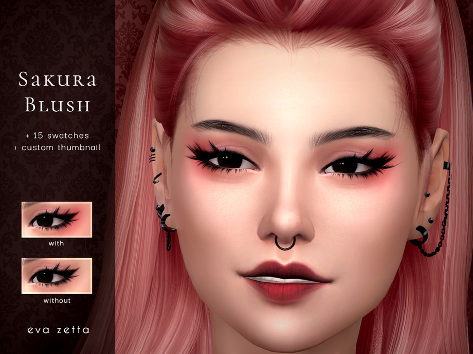 Sakura Blush by Eva Zetta from TSR • Sims 4 Downloads