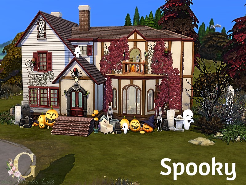 Spooky House by GenkaiHaretsu from TSR • Sims 4 Downloads