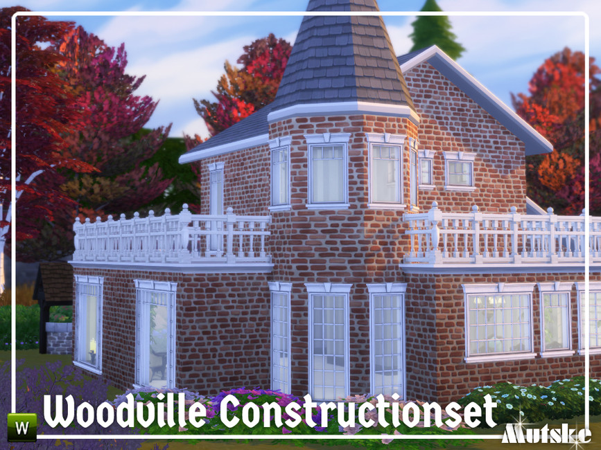 Woodville Constructionset Part 2 by mutske from TSR • Sims 4 Downloads