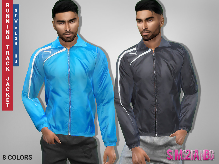 311Running Track Jacket by sims2fanbg from TSR • Sims 4 Downloads