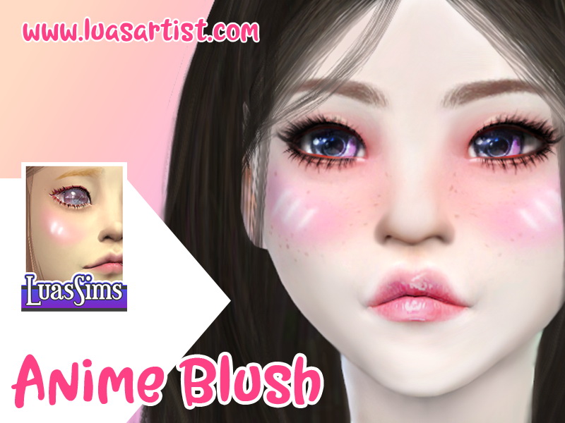 Anime Blush by Luas_Sims from TSR • Sims 4 Downloads