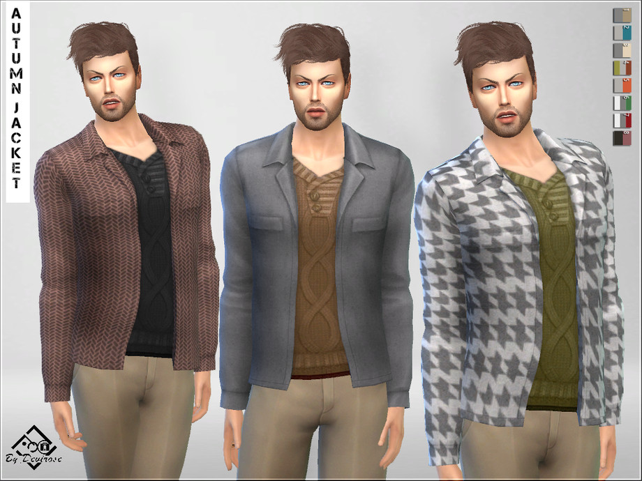 Autumn Jacket by Devirose from TSR • Sims 4 Downloads