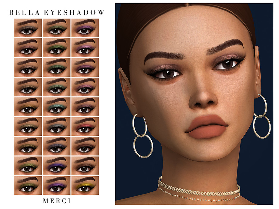 Bella Eyeshadow by Merci from TSR • Sims 4 Downloads