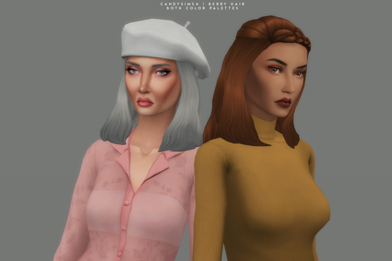Berry Hair from Candy Sims 4 • Sims 4 Downloads