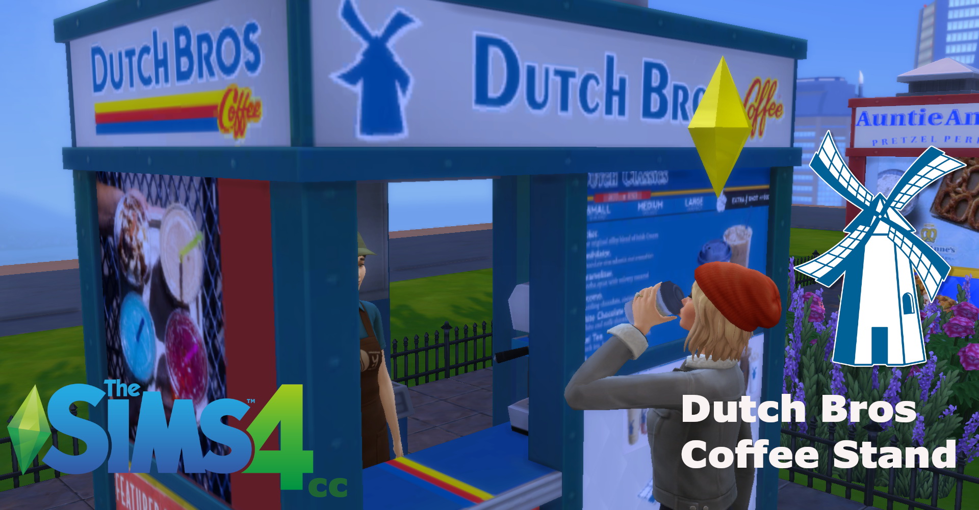 Dutch Bros Coffee Stand by ArLi1211 from Mod The Sims • Sims 4 Downloads