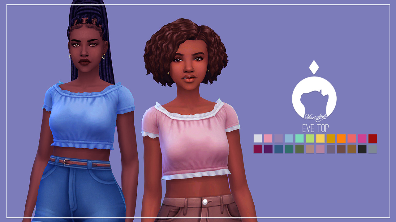Eve Top from Ikari Sims • Sims 4 Downloads