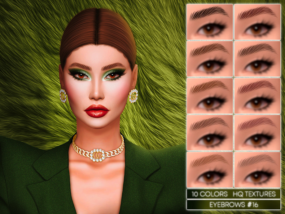 Eyebrows 16 by Jul_Haos from TSR • Sims 4 Downloads
