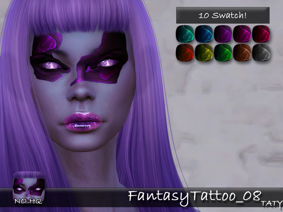 Fantasy Tattoo 08 by tatygagg from TSR • Sims 4 Downloads