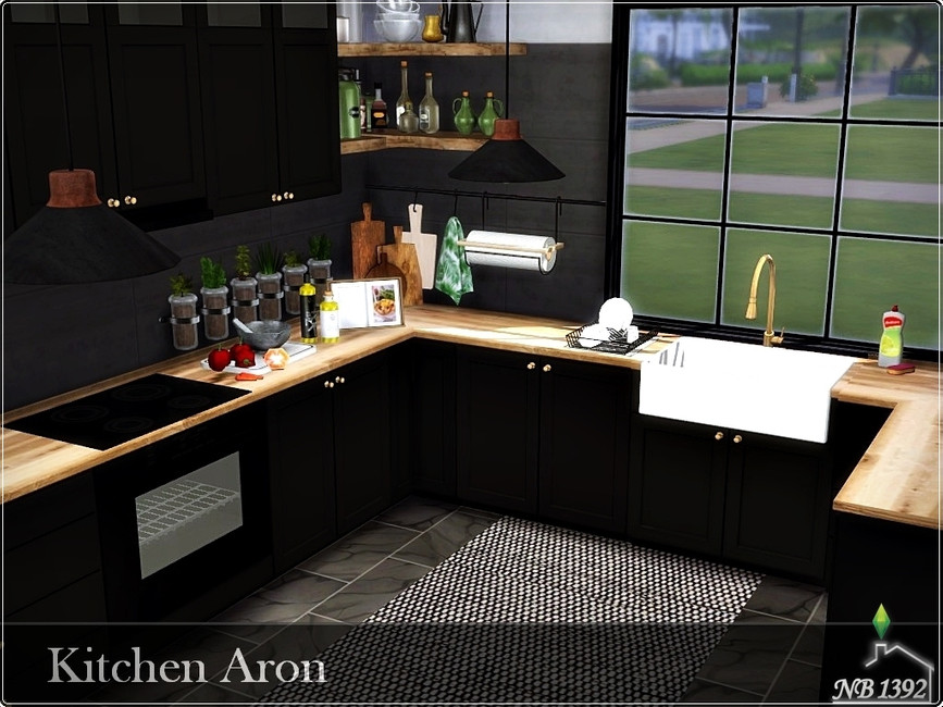 Kitchen Aron by nobody1392 from TSR • Sims 4 Downloads