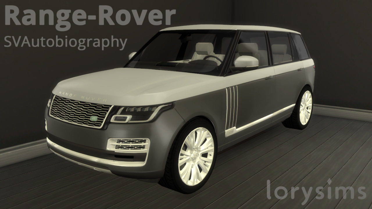 Land Rover Range Rover from Lory Sims • Sims 4 Downloads