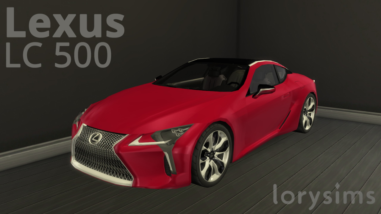 Lexus LC500 from Lory Sims • Sims 4 Downloads