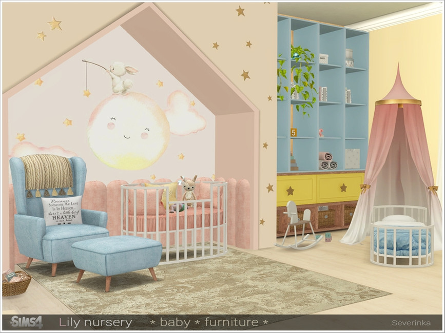Lily nursery by Severinka from TSR • Sims 4 Downloads