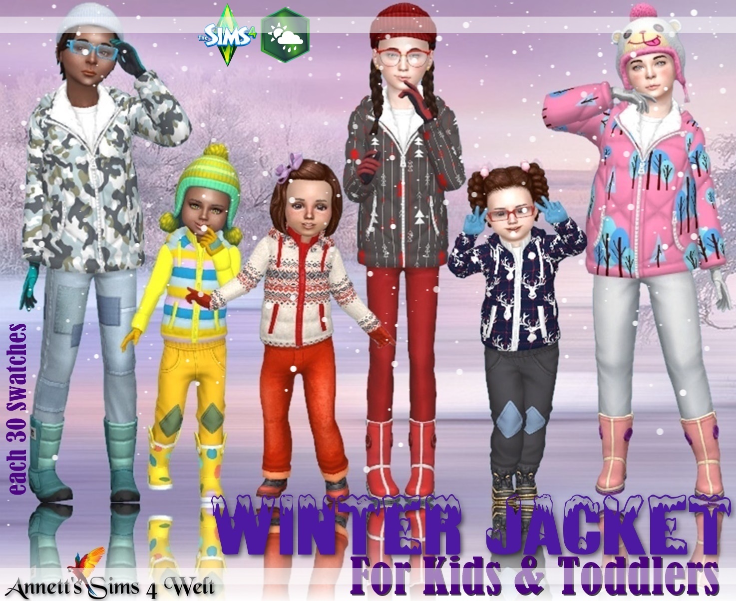 Winter Jacket from Annett`s Sims 4 Welt • Sims 4 Downloads