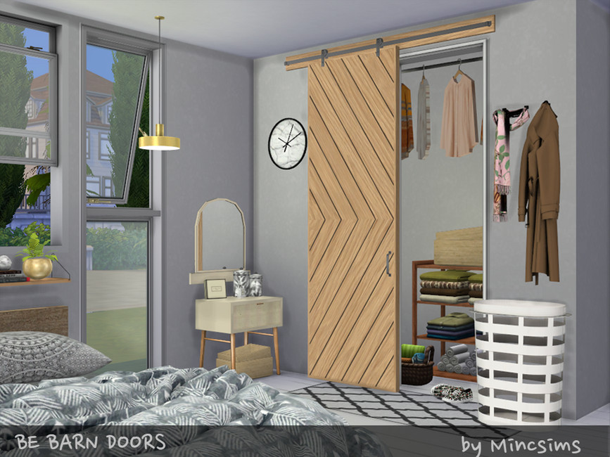 Be Barn Doors by Mincsims from TSR • Sims 4 Downloads