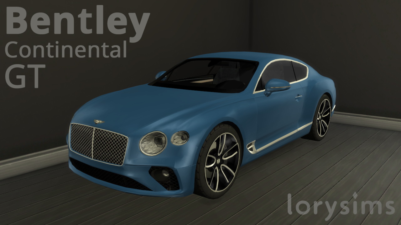Bentley Continental GT from Lory Sims • Sims 4 Downloads