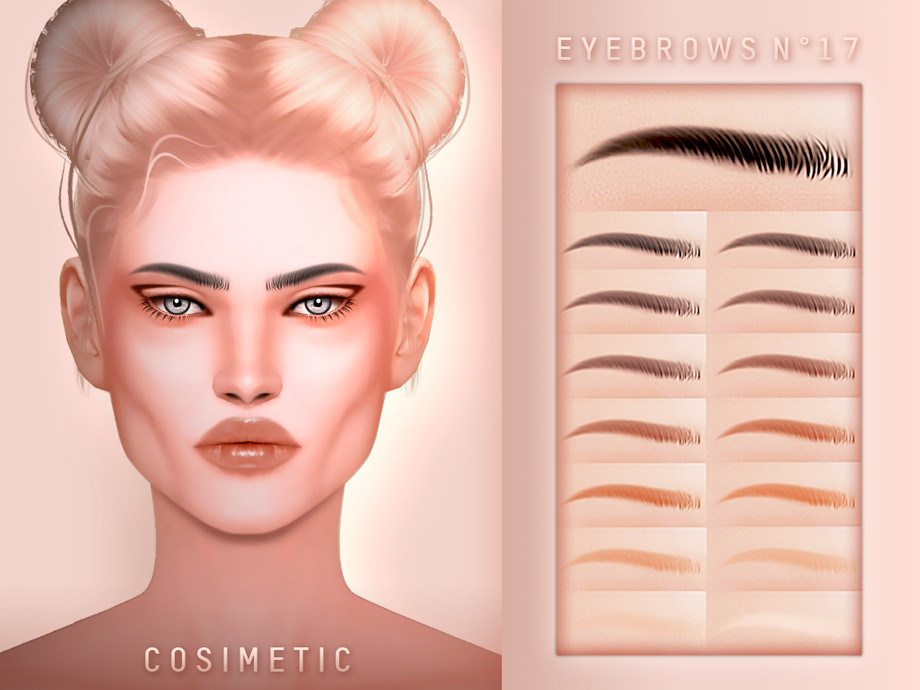 Eyebrows N17 by cosimetic from TSR • Sims 4 Downloads