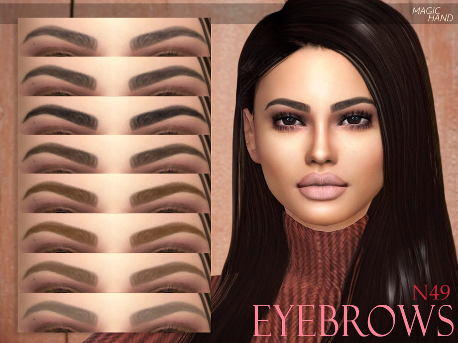 Eyebrows N49 by MagicHand from TSR • Sims 4 Downloads