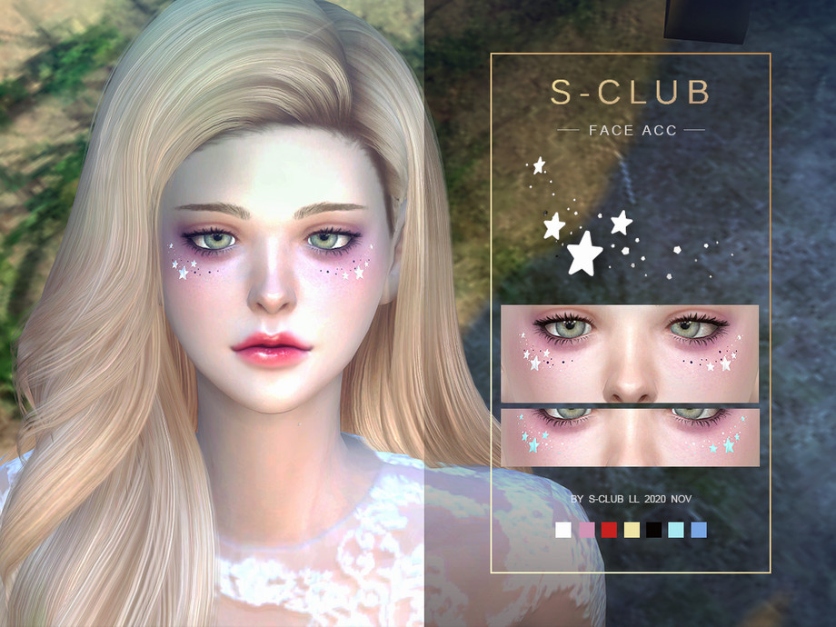 Face Acc 202002 by S-Club from TSR • Sims 4 Downloads