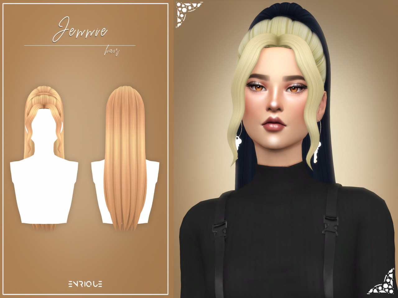 Jenni Hair from Enriques4 • Sims 4 Downloads