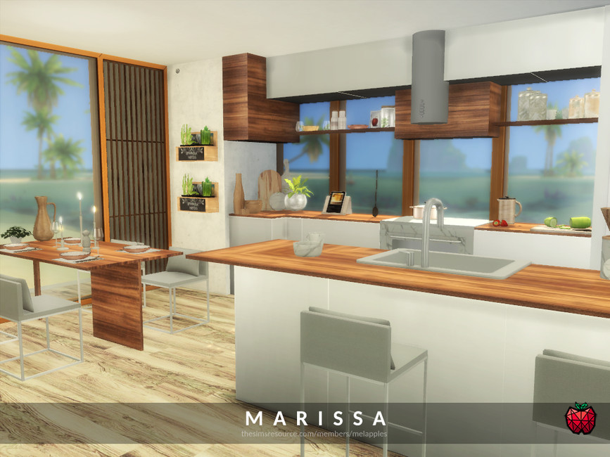 Marissa kitchen by melapples from TSR • Sims 4 Downloads