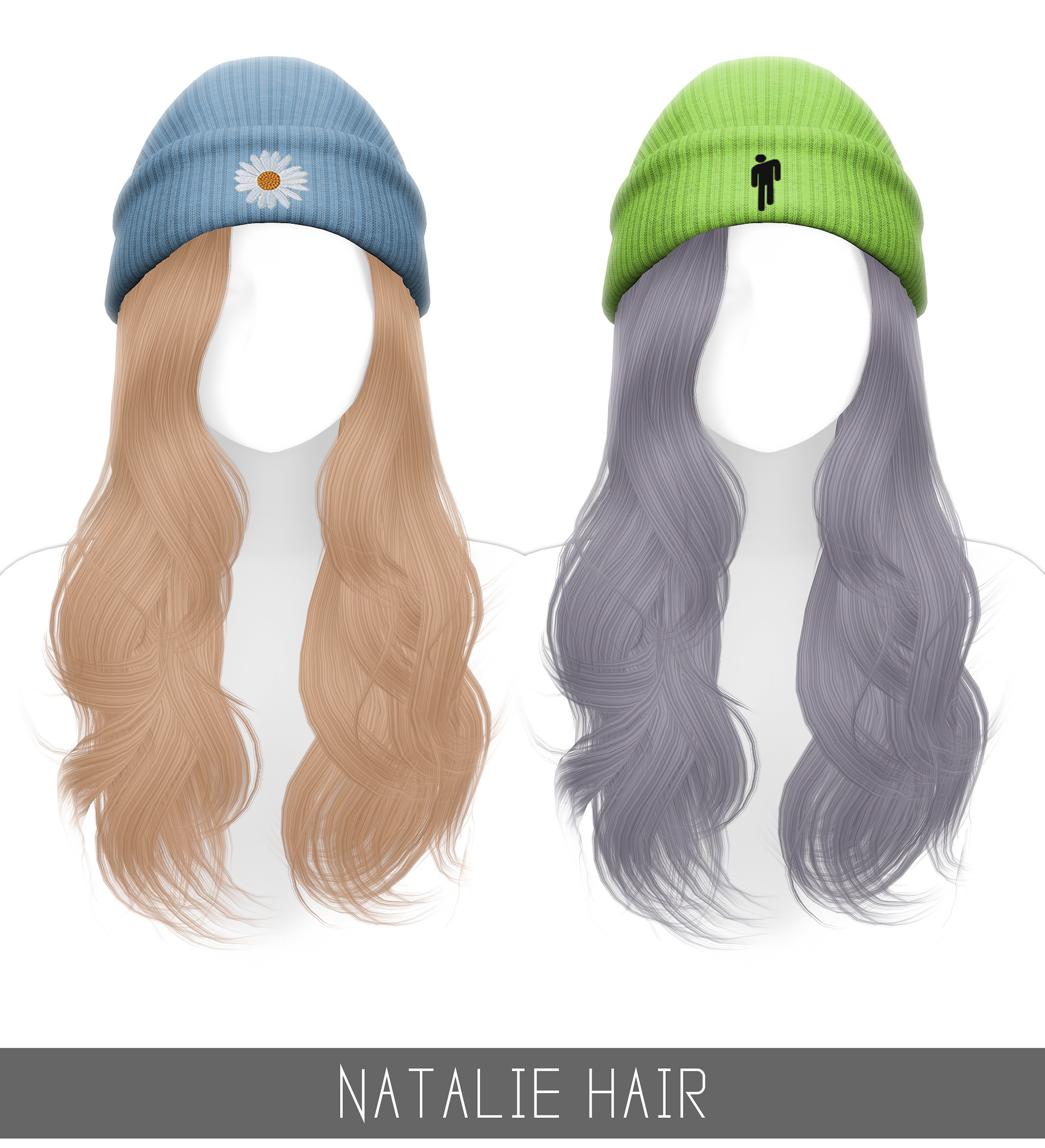 Natalie hair from Simpliciaty • Sims 4 Downloads