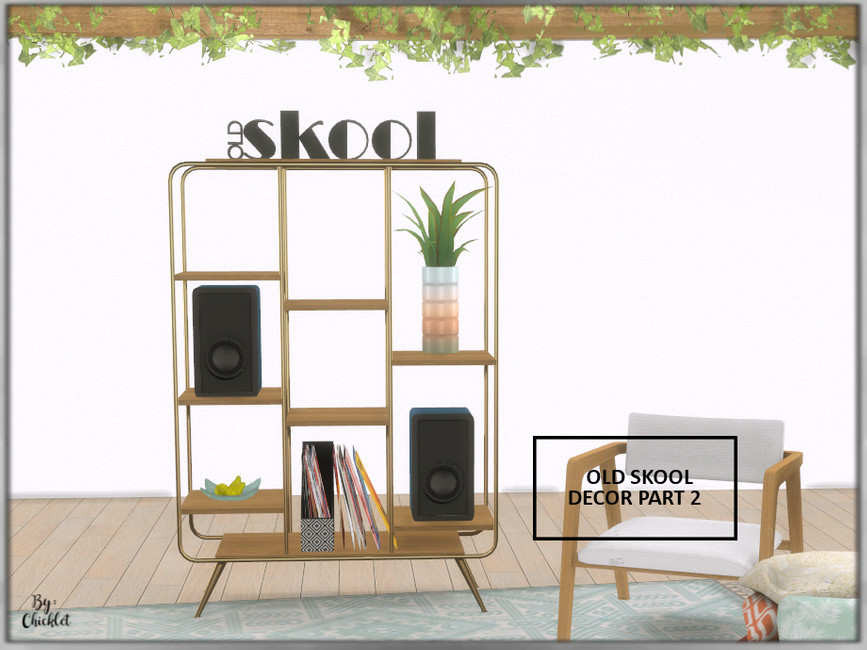 Old Skool SItting Room Decor Part 2 by Chicklet from TSR • Sims 4 Downloads