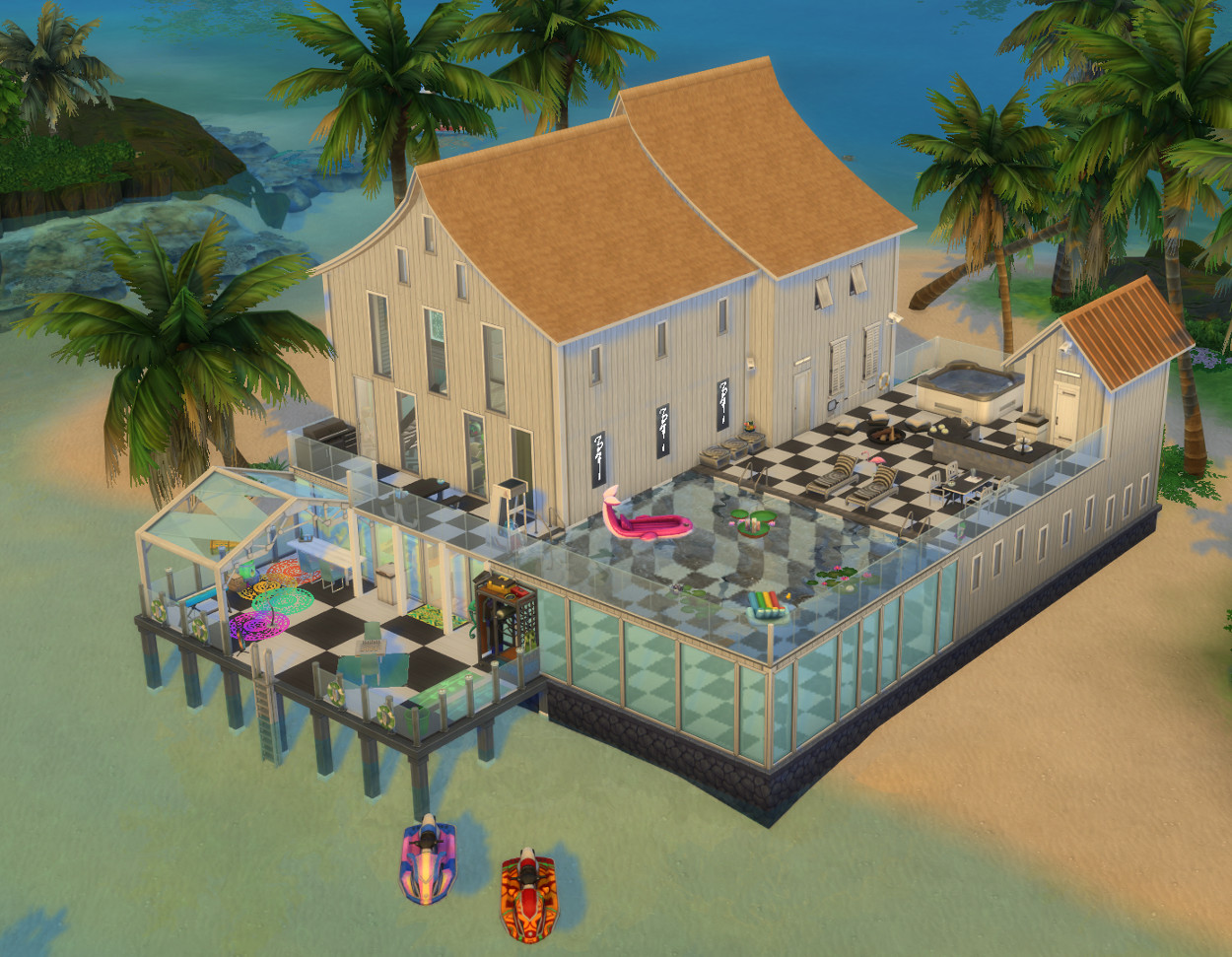 Reality TV Villa by bonensjaak from Mod The Sims • Sims 4 Downloads