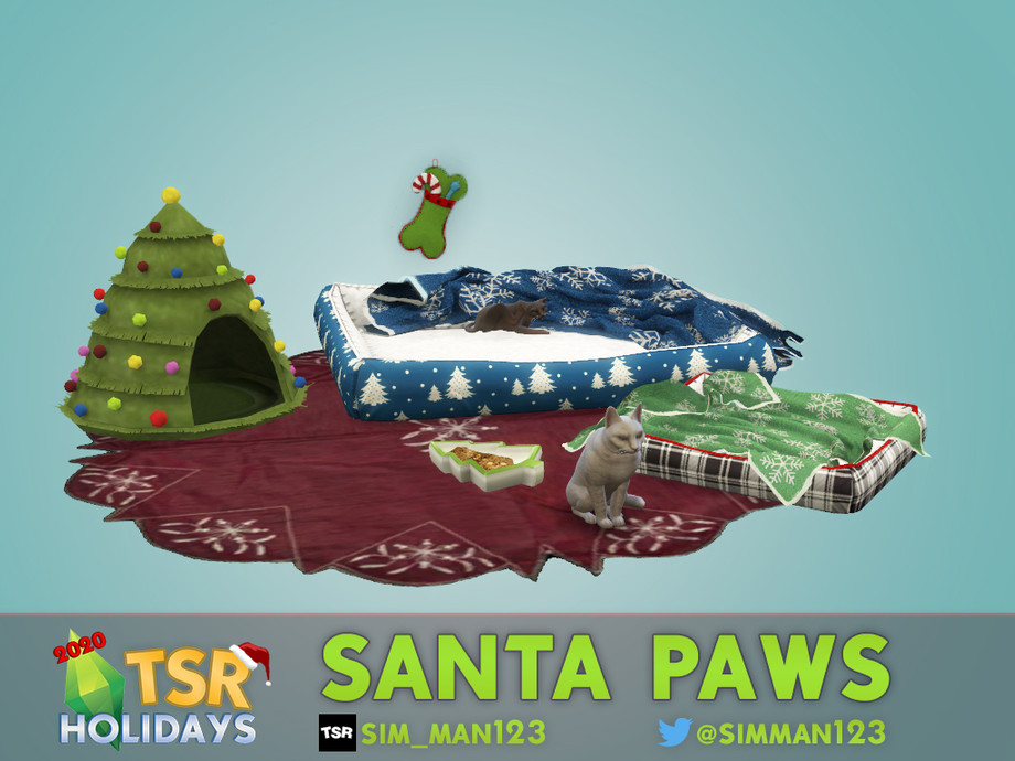 Santa Paws by sim_man123 from TSR • Sims 4 Downloads