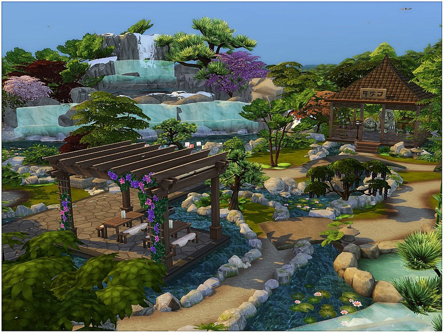 Spring Park by lotsbymanal from TSR • Sims 4 Downloads