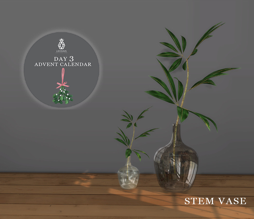 Stem Vase from Leo 4 Sims • Sims 4 Downloads