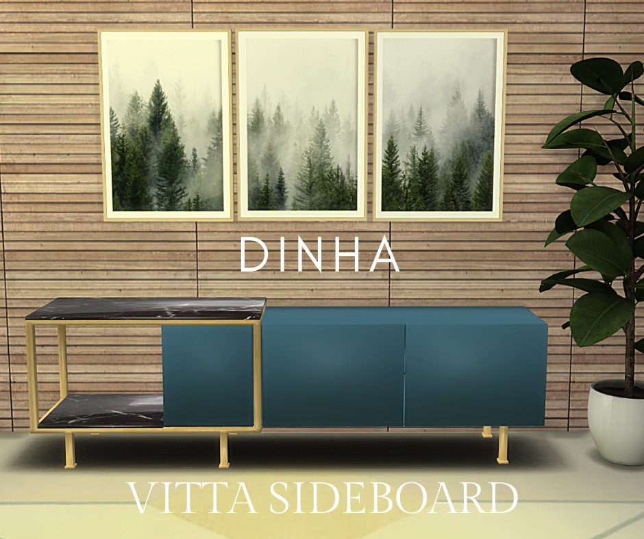 Vitta Sideboard from Dinha Gamer • Sims 4 Downloads