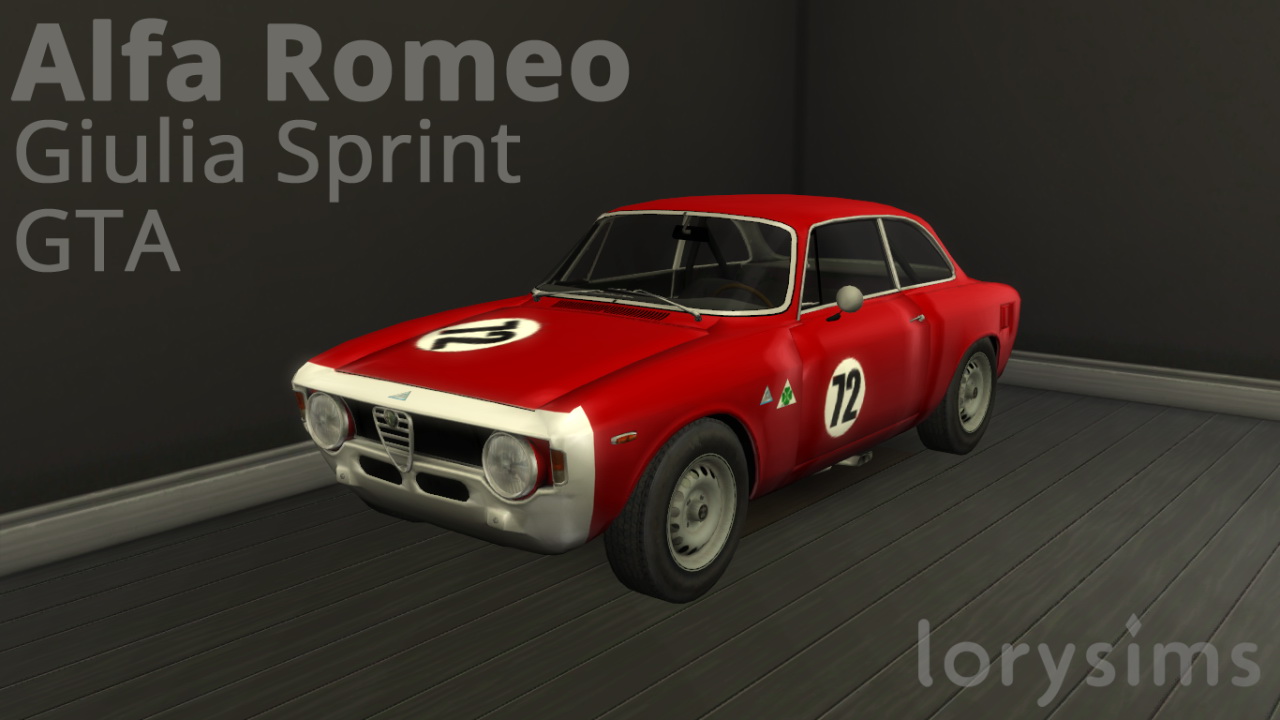 Alfa Romeo Giulia Sprint from Lory Sims • Sims 4 Downloads