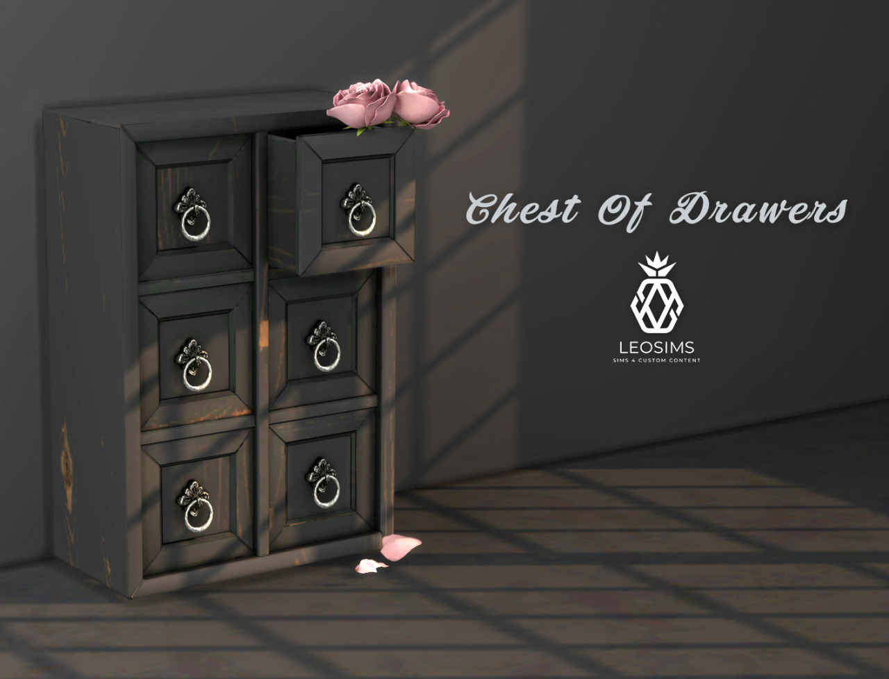 Chest Of Drawers from Leo 4 Sims • Sims 4 Downloads