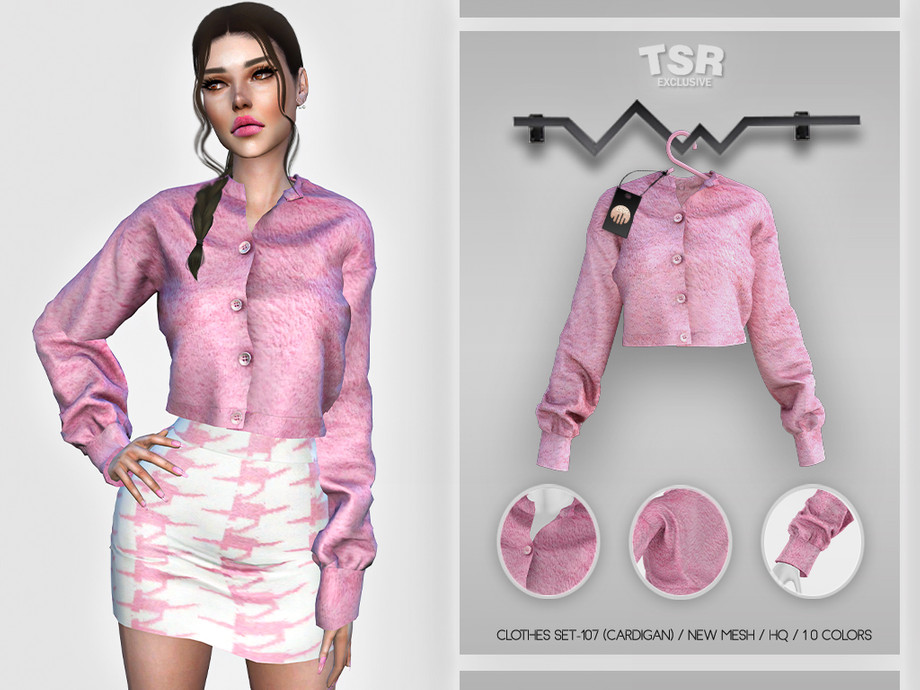 Clothes Set 107 by busra-tr from TSR • Sims 4 Downloads