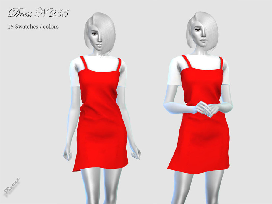 The Sims Resource: Pin Up dress 01by Colores Urbanos • Sims 4 Downloads