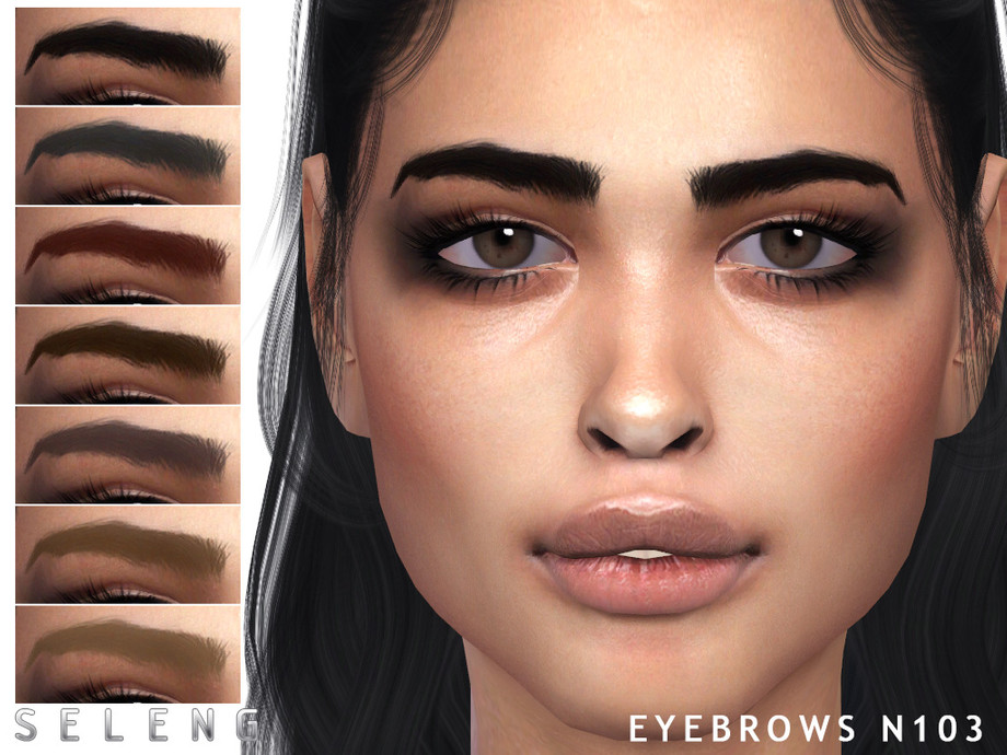 Eyebrows N103 by Seleng from TSR • Sims 4 Downloads