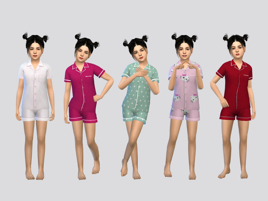 FullBody Sleepwear Girls by McLayneSims from TSR • Sims 4 Downloads